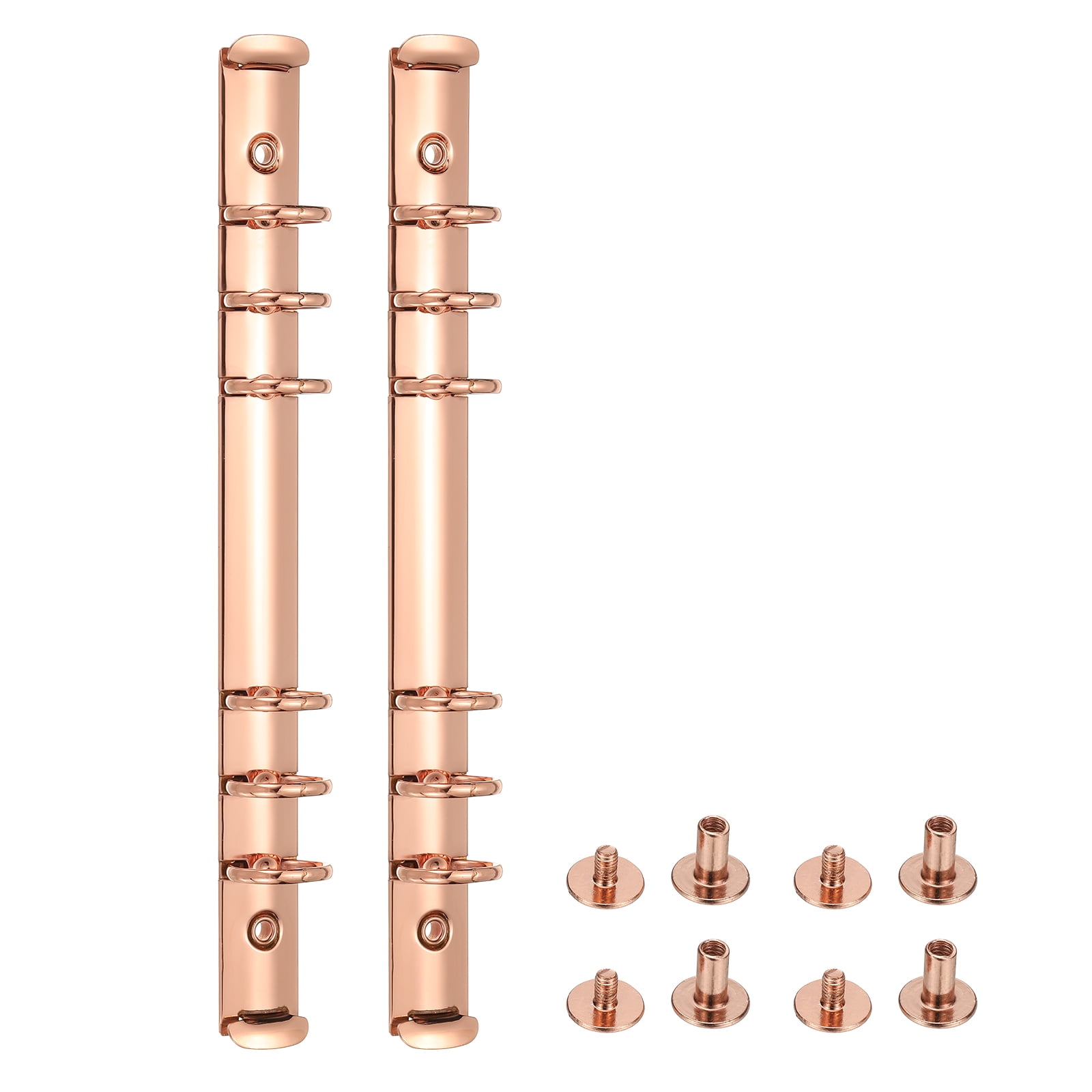 Uxcell A5 Ring Binder Mechanisms, 2 Set 6-Hole Replacement Binder ...