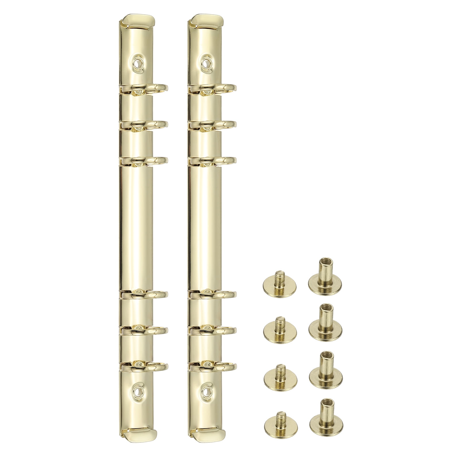 Uxcell A5 Ring Binder Mechanisms, 2 Set 6-Hole Replacement Kit for ...