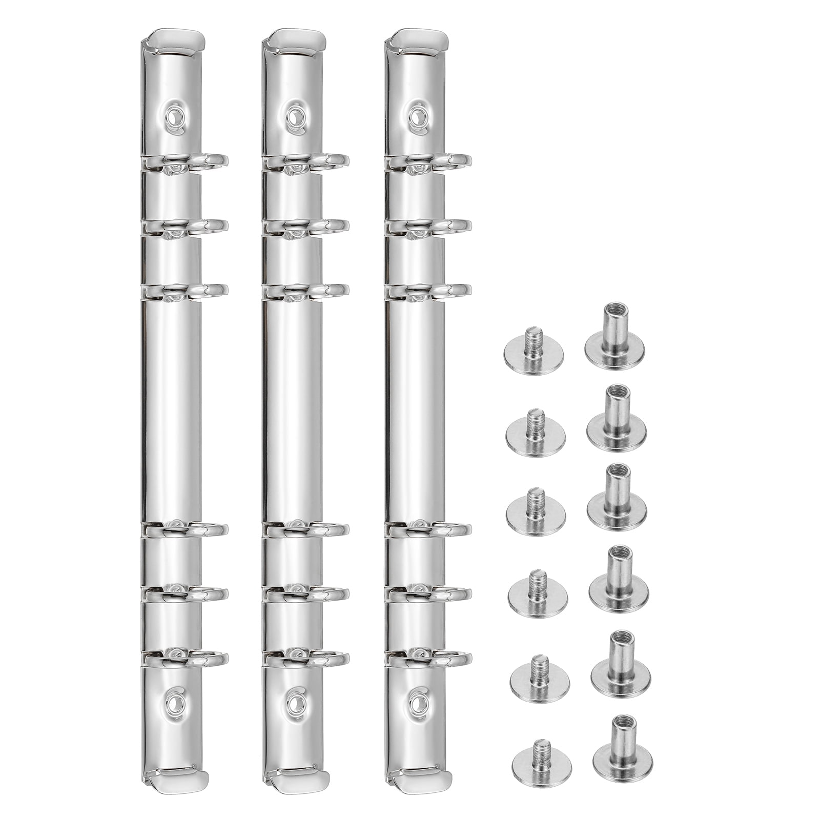 Uxcell A5 Ring Binder Mechanisms, 3 Set 6-Hole Replacement Kit for ...