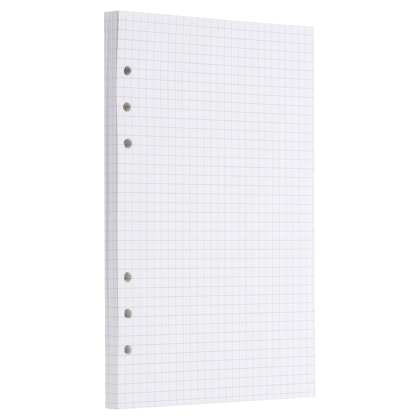 Uxcell A5 Grid Refill Paper 6-Ring Binder Loose Leaf Planner Filler ...
