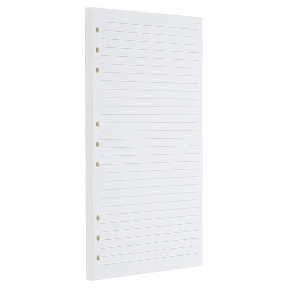 Uxcell B5 Ruled Refills Inserts 9-Ring Binder Loose Leaf Planner Filler ...