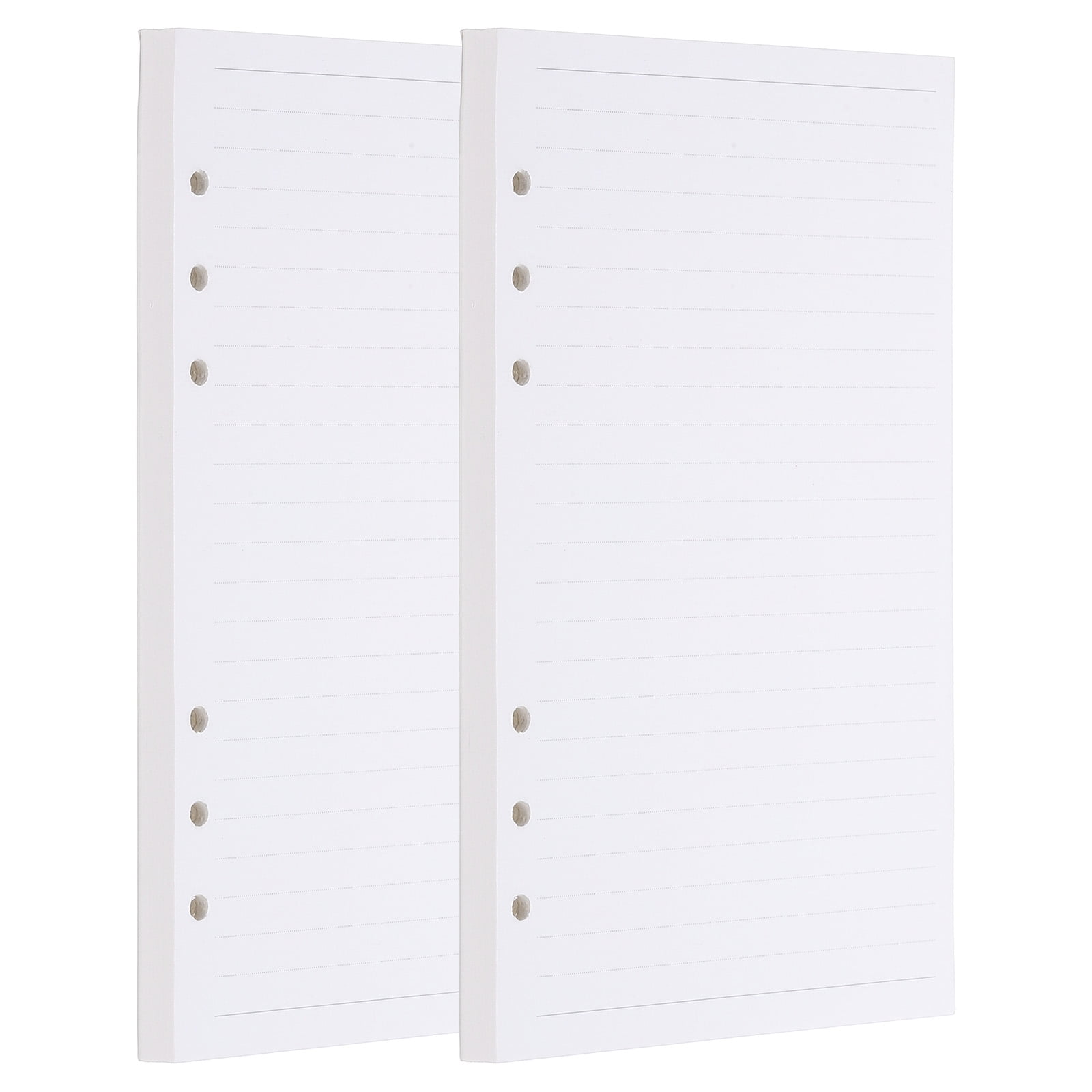 Uxcell A5 Ruled Refills Inserts 6-Ring Binder Loose Leaf Planner Filler ...