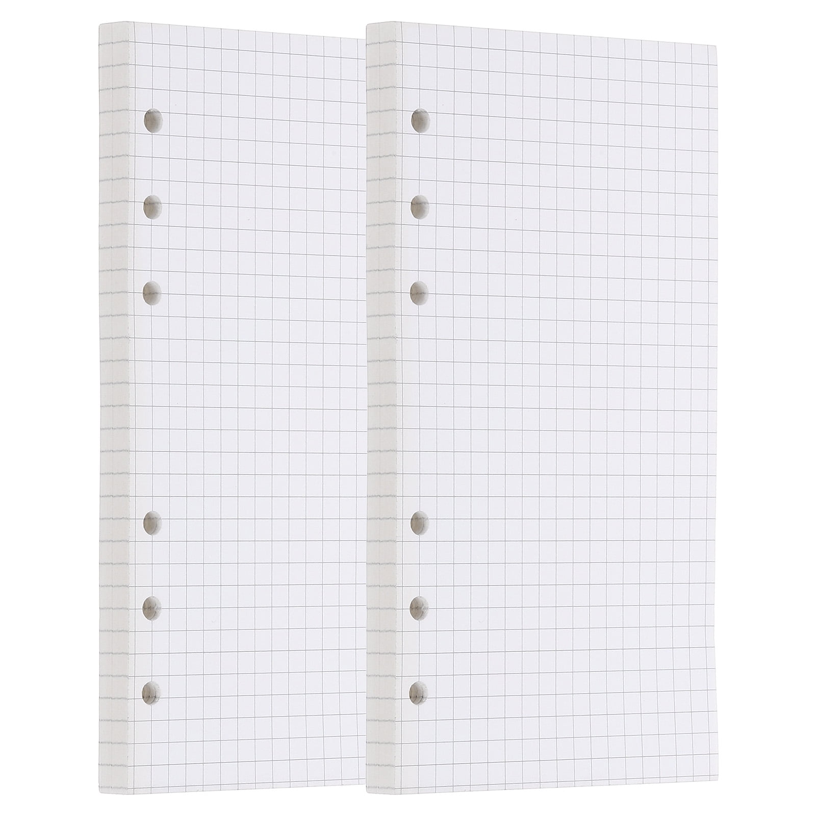 Uxcell A5 Ruled Refills Inserts 6-Ring Binder Loose Leaf Planner Filler ...