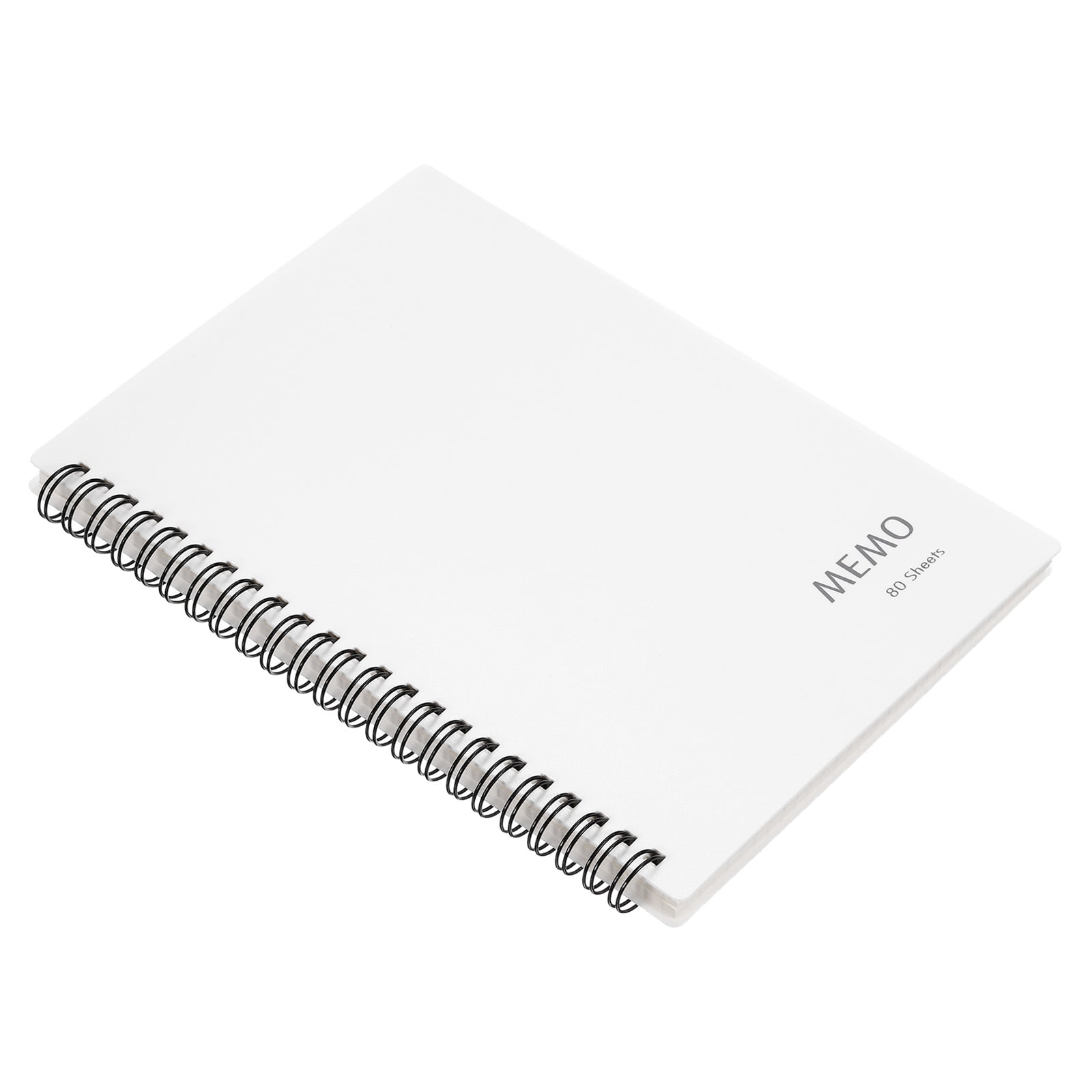 Uxcell A5 Spiral Graph Notebook 80 Sheets Grid Paper Hardcover Memo Pad ...