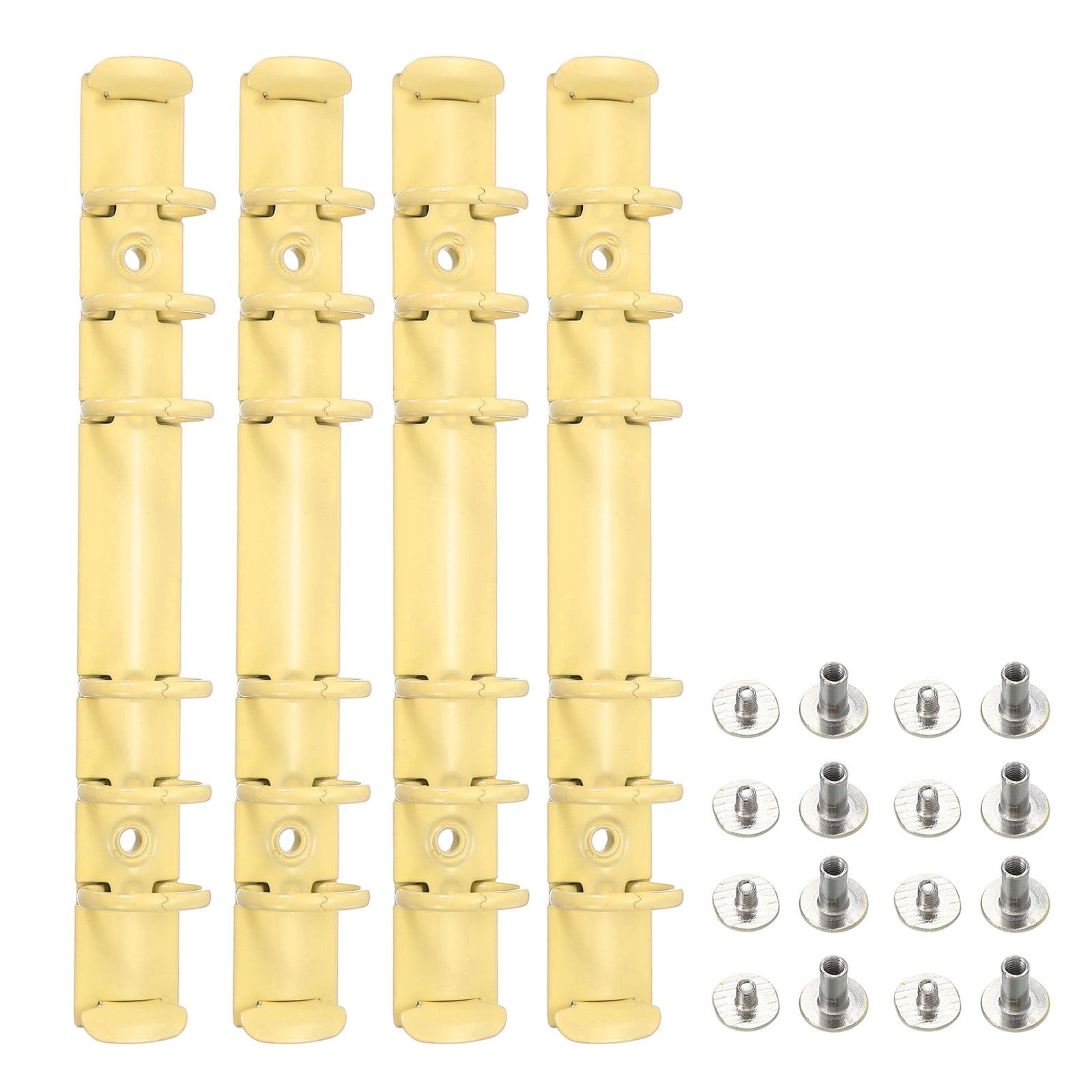 Uxcell A6 6-Hole Ring Binder Mechanisms, 4 Set Binder Spines ...