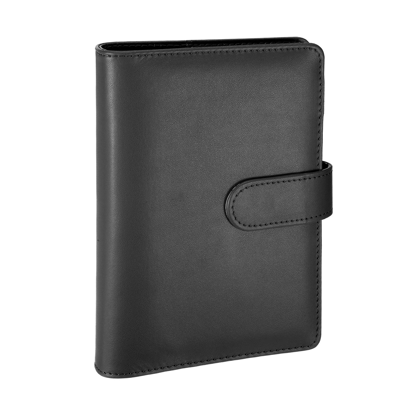 Uxcell A6 Binder 6 Ring, Refillable Loose Leaf Notebook Binder Cover PU ...