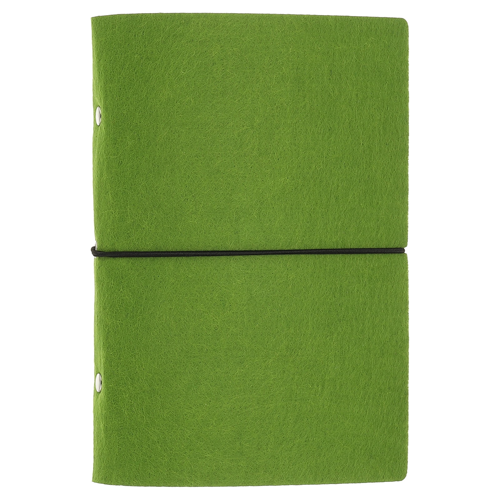 Uxcell A6 Notebook Binder, 6 Ring Felt Loose Leaf Binder Cover ...