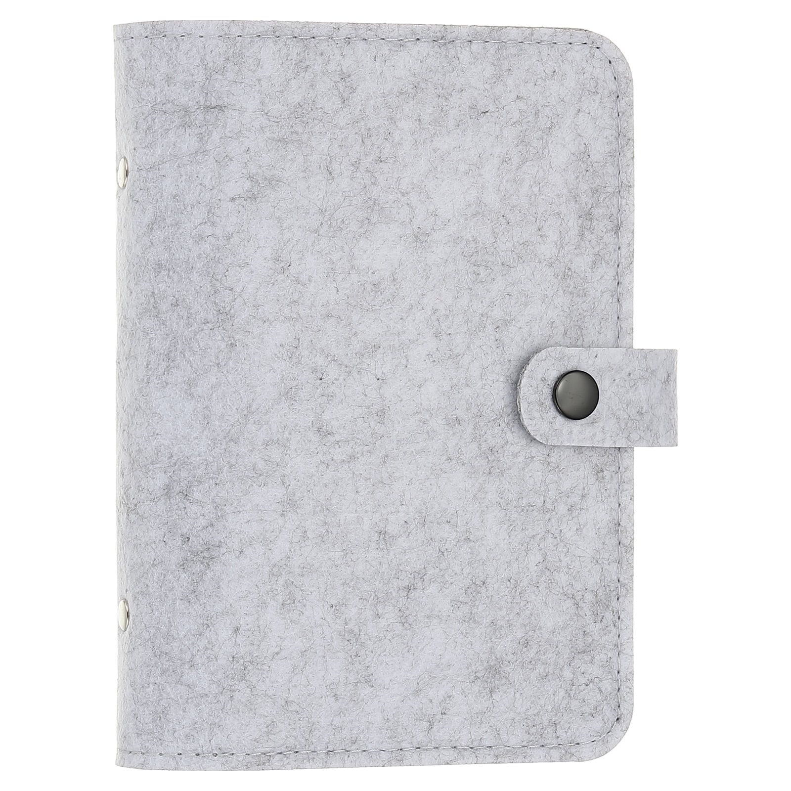 Uxcell A6 Notebook Binder, 6 Ring Felt Loose Leaf Binder Cover ...