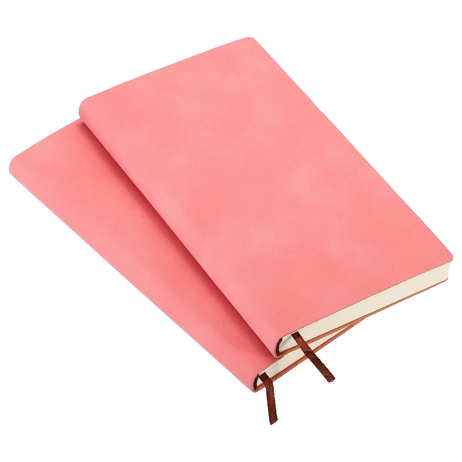 Uxcell A6 PU Leather Notebook Soft Cover with 100 Sheets 80 Gsm Thick ...