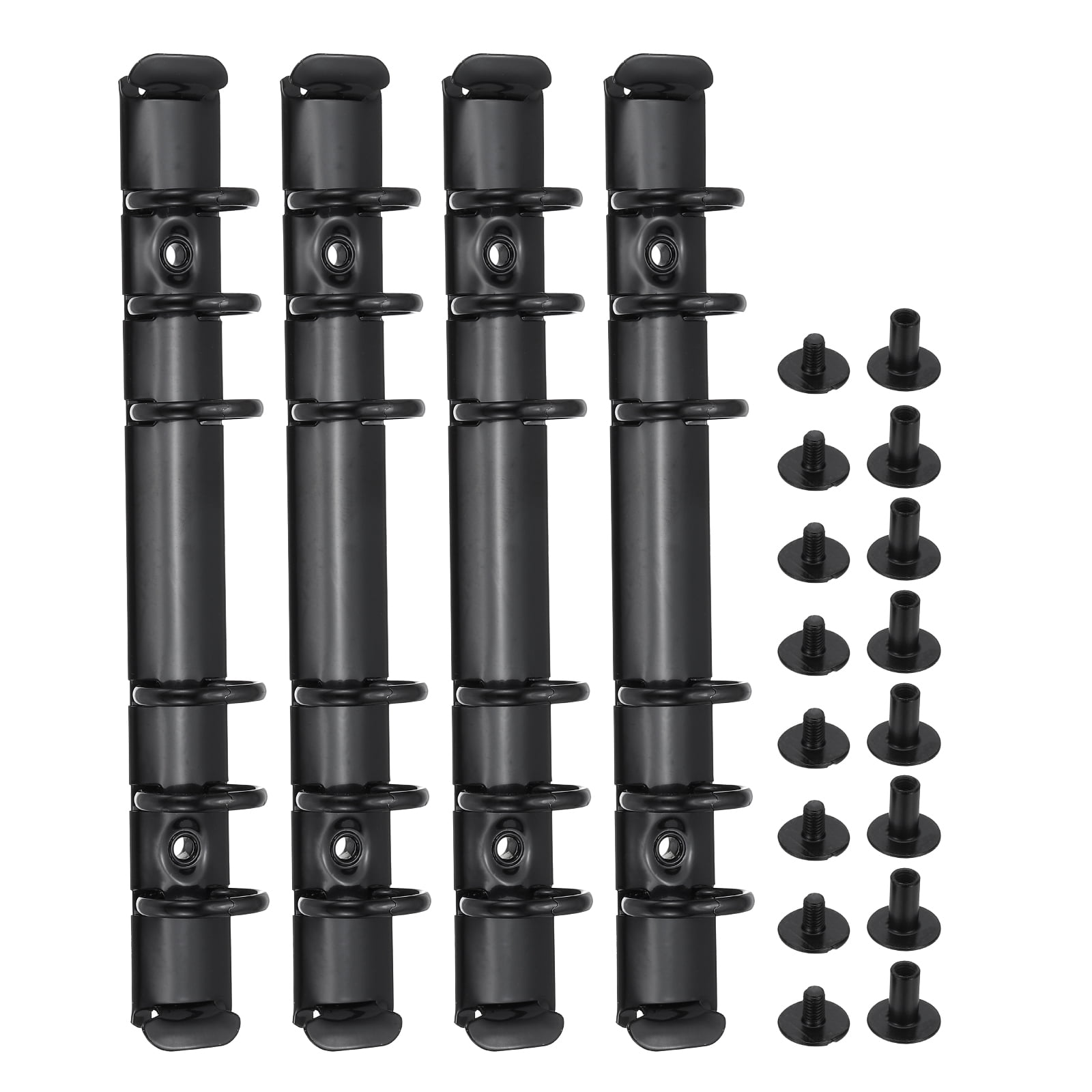 Uxcell A6 Ring Binder Mechanisms, 4 Set 6-Hole Replacement Kit for ...