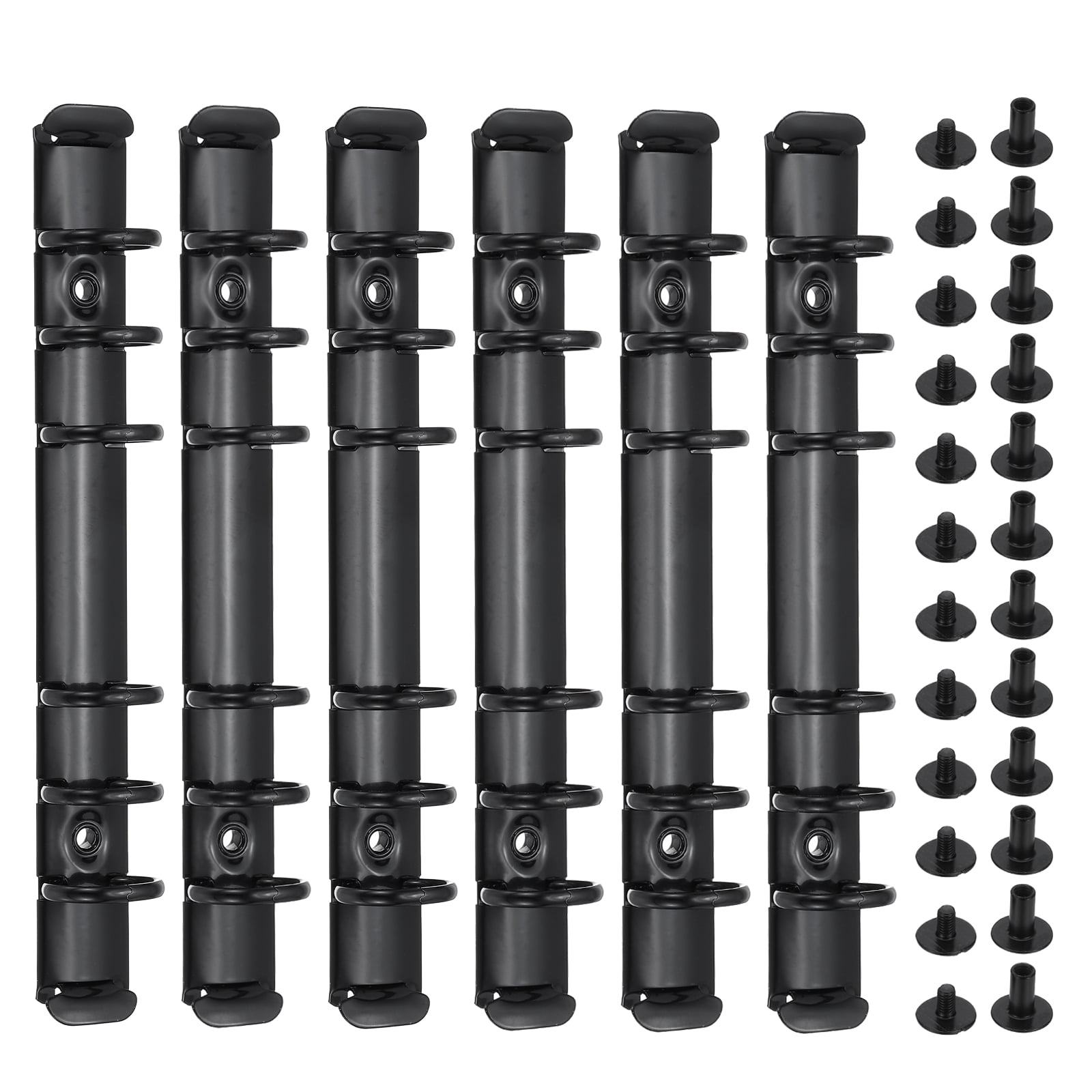 Uxcell A6 Ring Binder Mechanisms, 6 Set 6-Hole Replacement Kit for ...