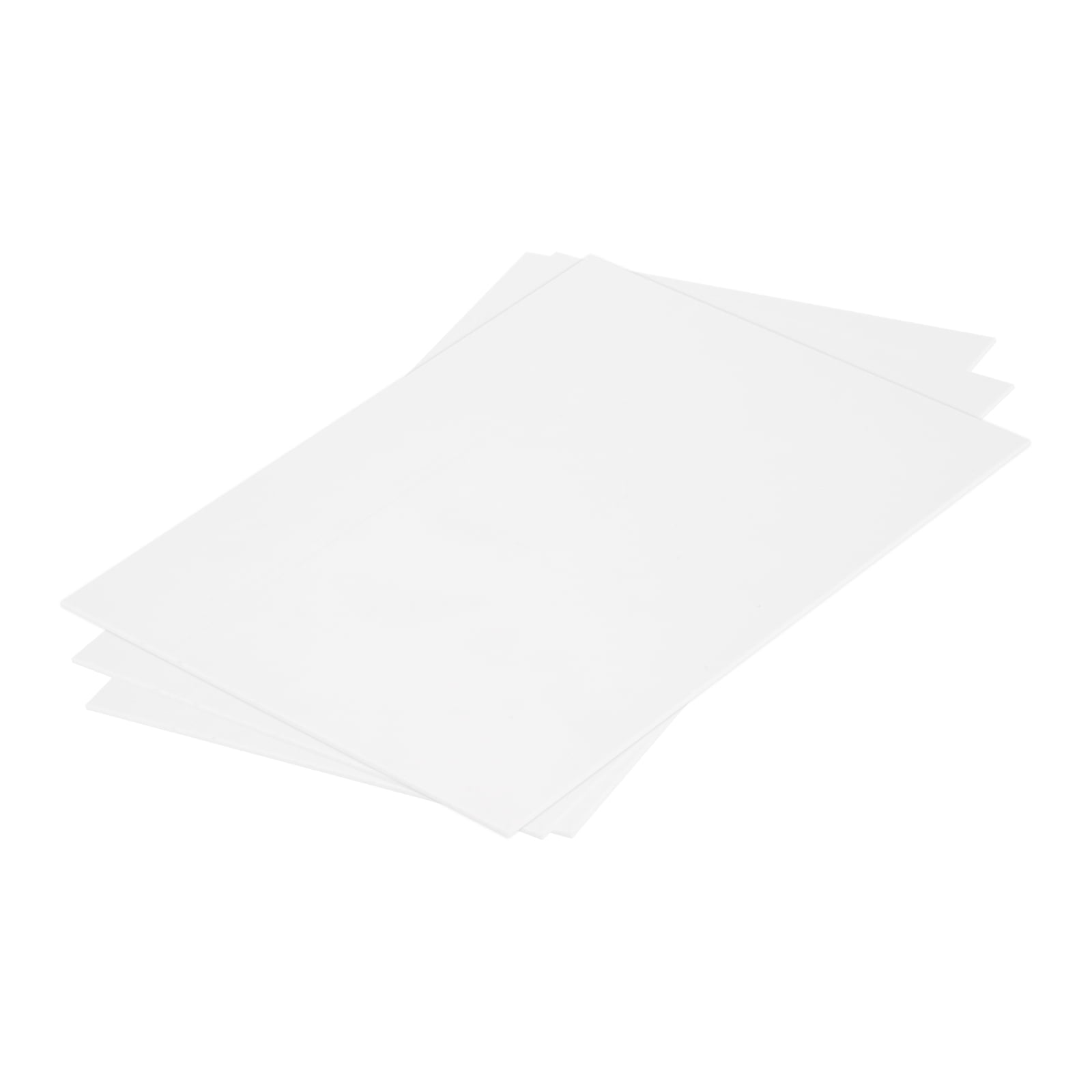 Uxcell ABS Plastic Sheet 8 x 6 x 0.02 Inch ABS Styrene Sheets for ...