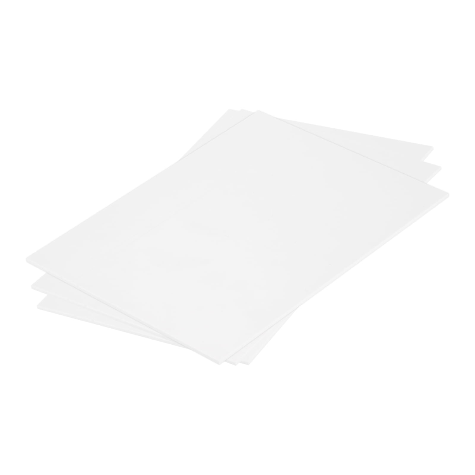 Uxcell ABS Plastic Sheet 8 x 6 x 0.08 Inch ABS Styrene Sheets for ...