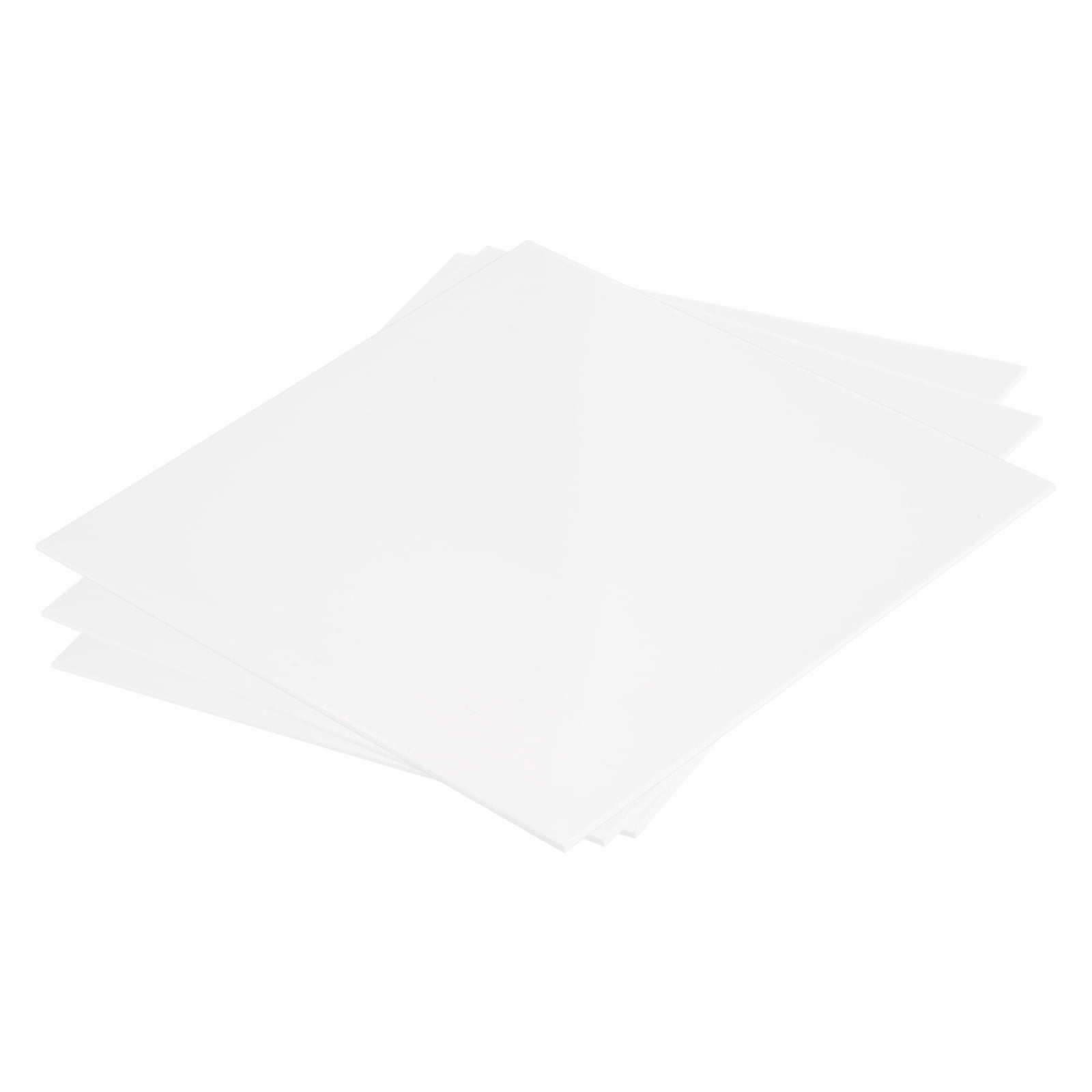Uxcell ABS Plastic Sheet 8 x 8 x 0.06 Inch ABS Styrene Sheets for ...