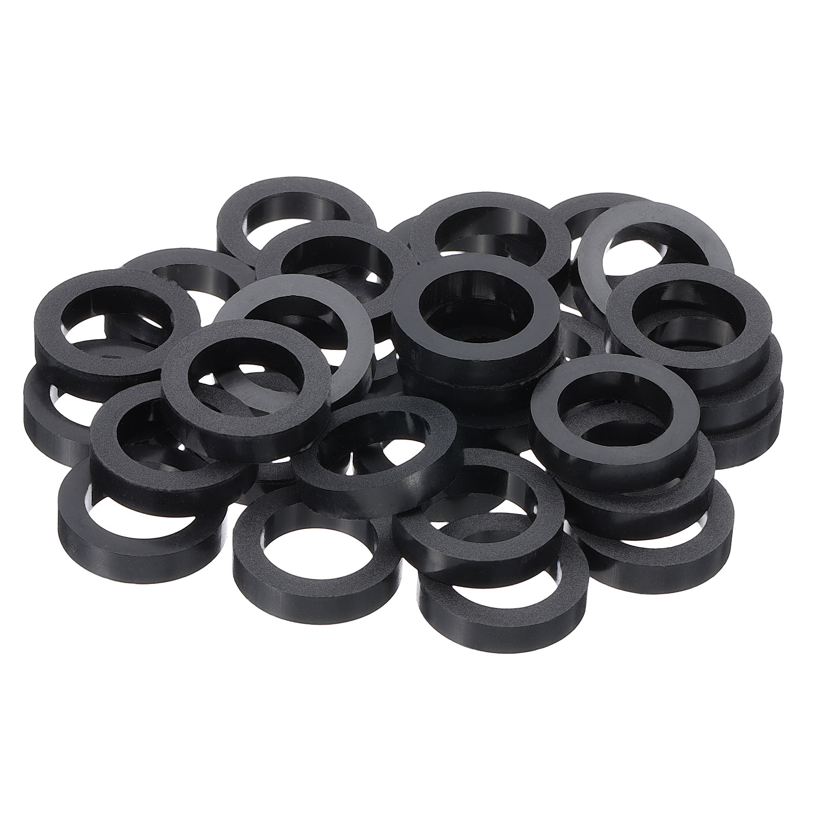 Uxcell ABS Spacers Washer, 30 Pcs 12.2mm ID, 18mm OD, 3mm Length for ...
