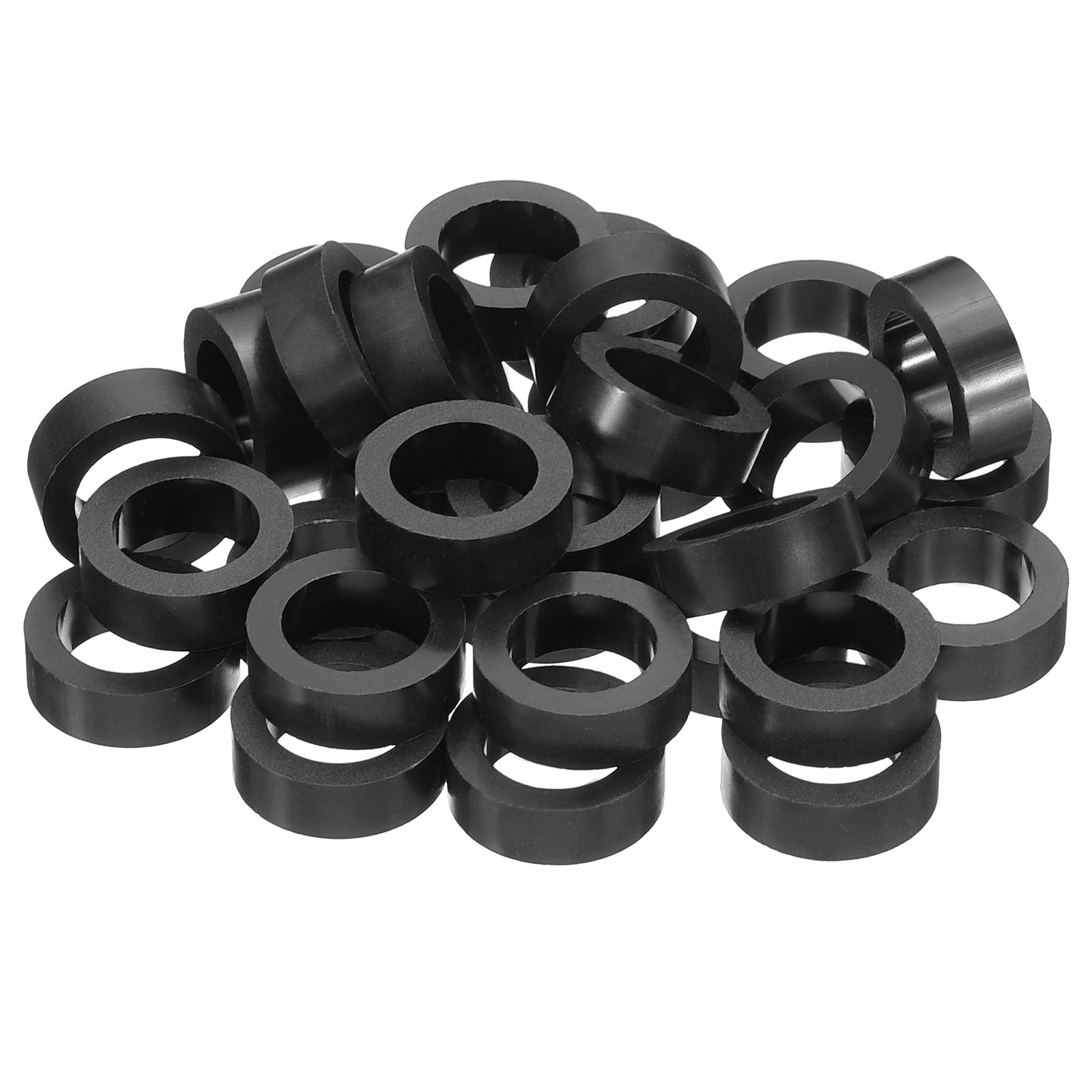 Uxcell ABS Spacers Washer, 30 Pcs 12.2mm ID, 18mm OD, 8mm Length for ...