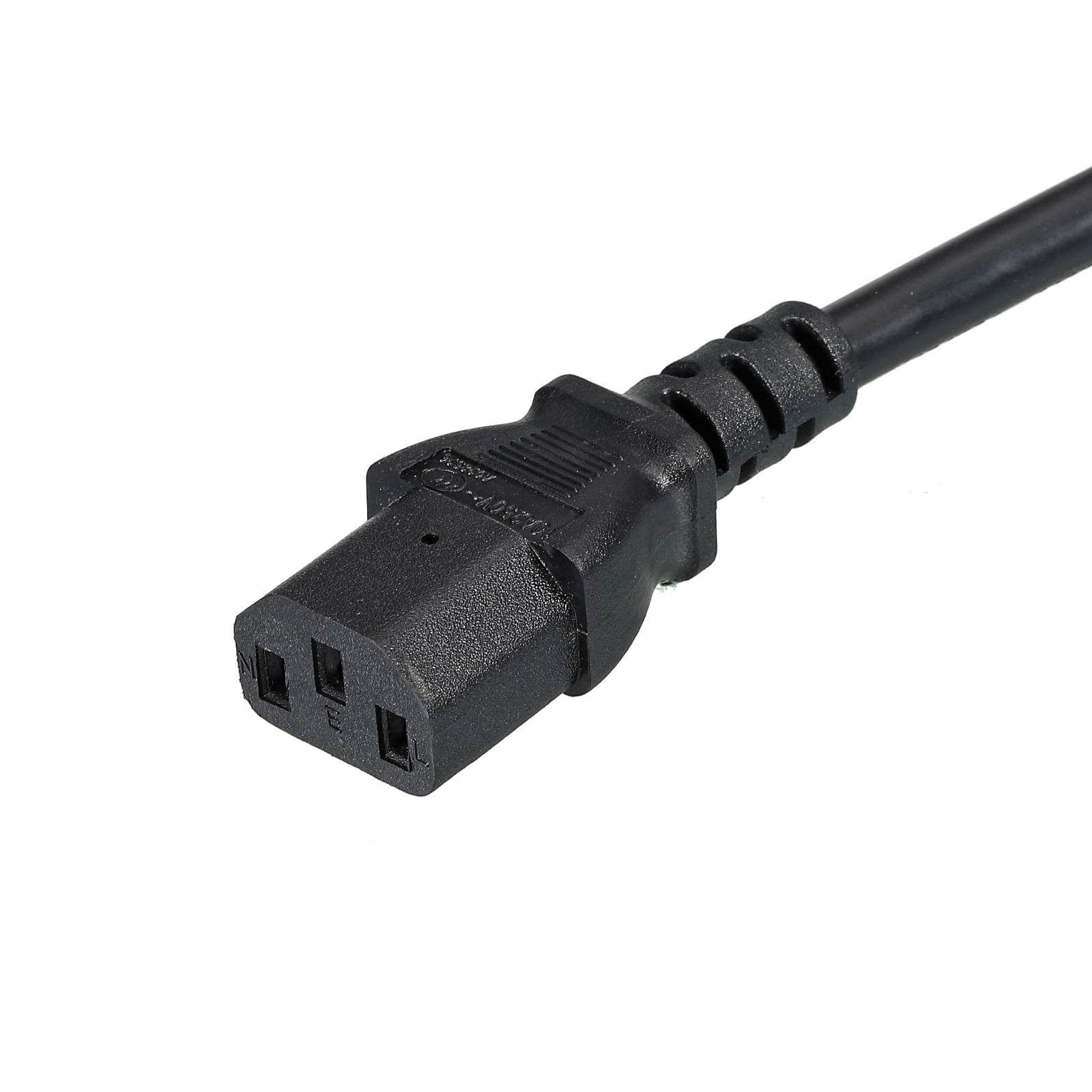 Uxcell AC Power Cord 3 Prong C13 Female 4.92Ft 250V 10A PDU Extension Cable - Walmart.com