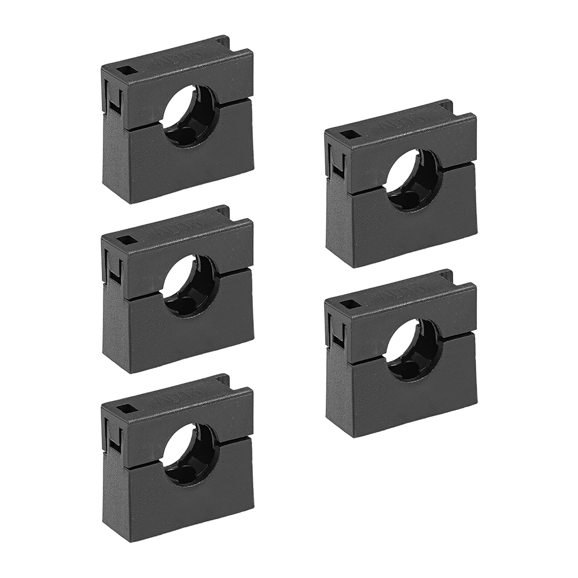 Uxcell AD13 Plastic Corrugated Tube Holder Mounting Bracket Pipe Clamps ...