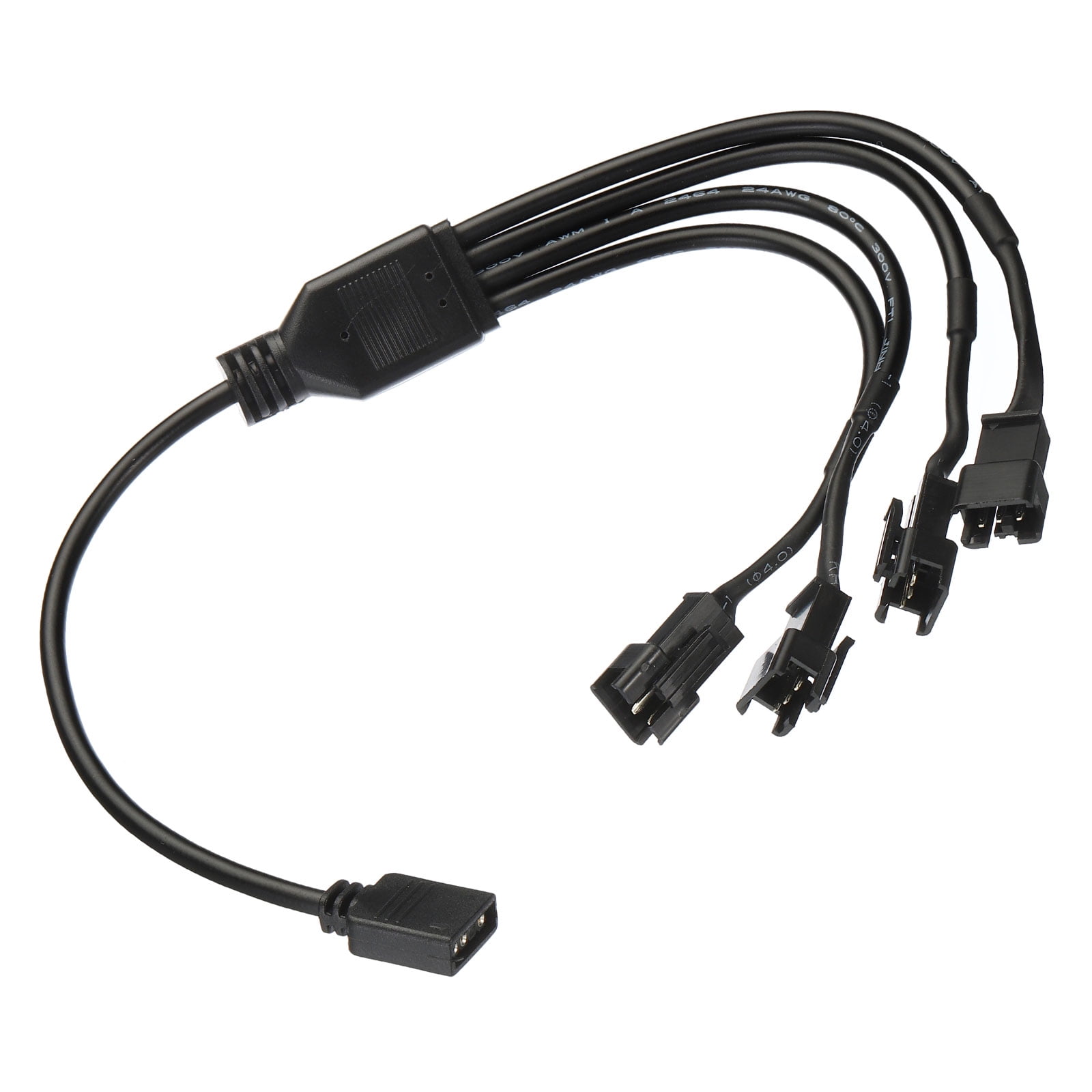 Uxcell ARGB Splitter 5V 3Pin to SM 3Pin Male Extension Cable Adapter ...