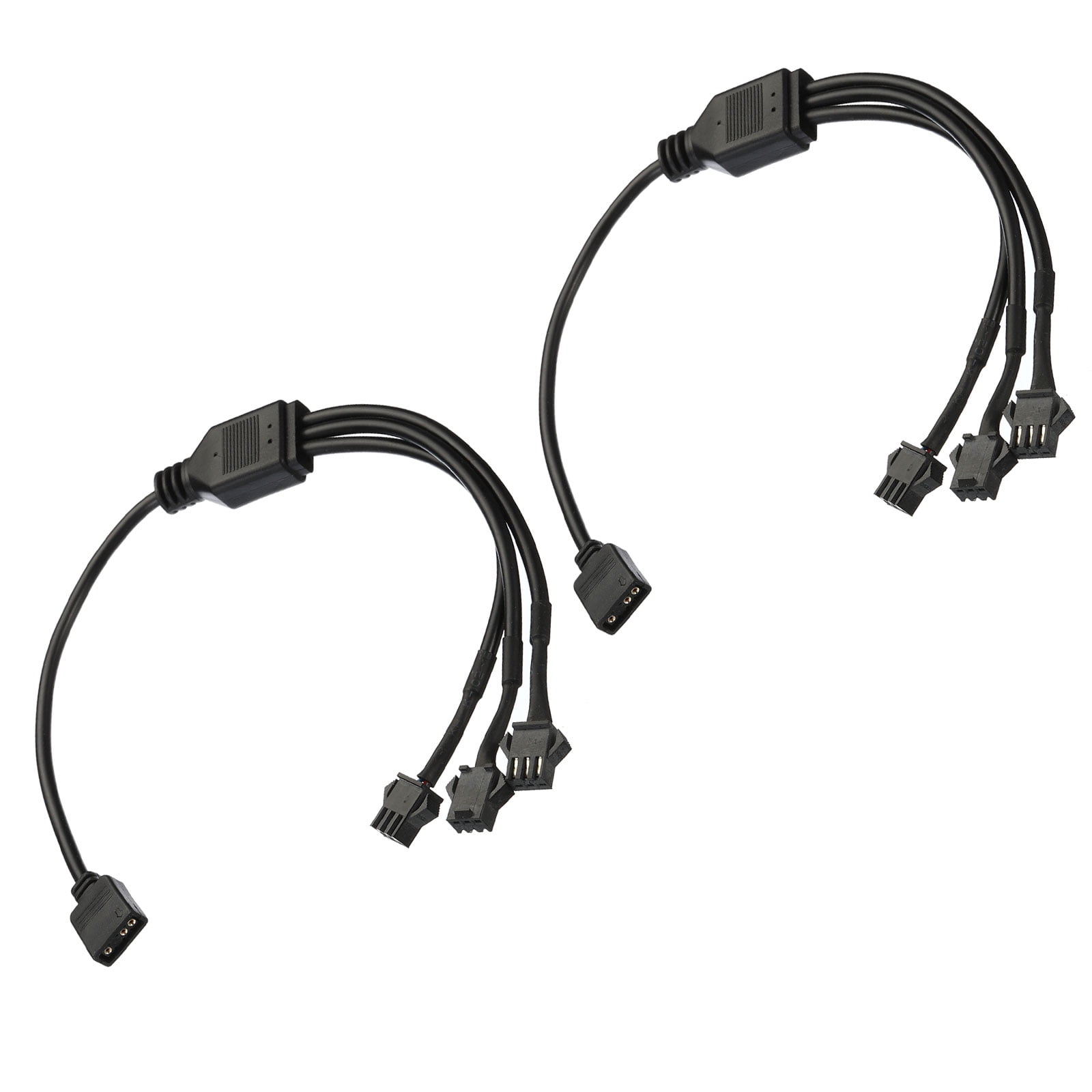 Uxcell ARGB Splitter 5V 3Pin to SM 3Pin Male Extension Cable Adapter ...