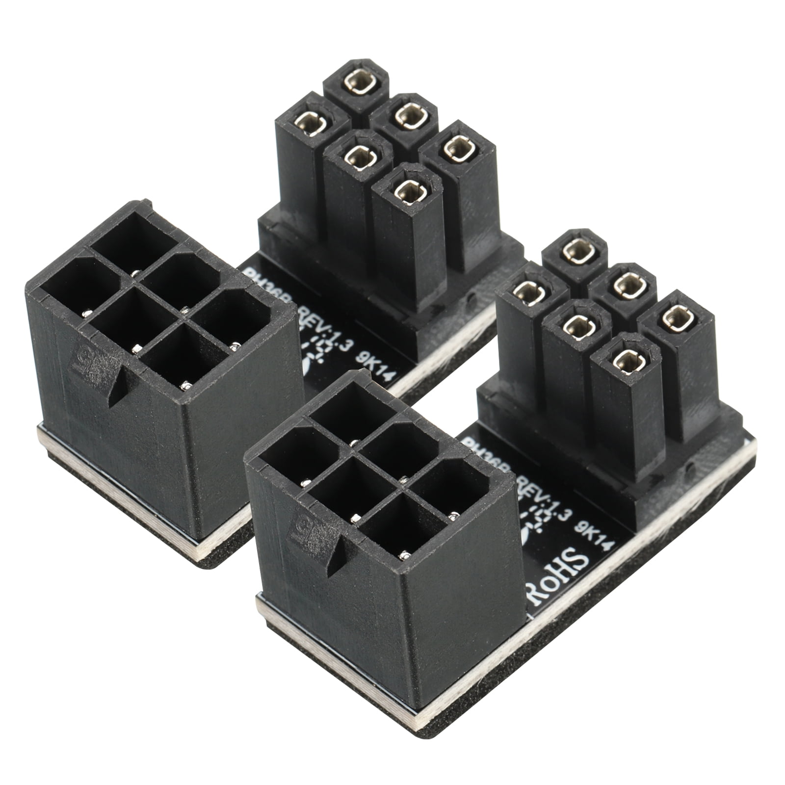 Uxcell ATX 6 Pin Female to 6 Pin Male 180 Degree Angled Power Adapter ...