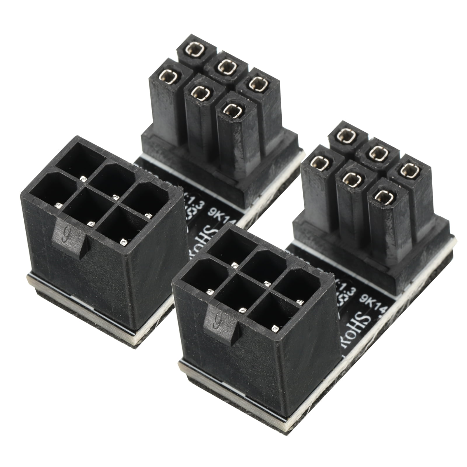 Uxcell ATX 6 Pin Female to 6 Pin Male 180 Degree Angled Power Adapter ...