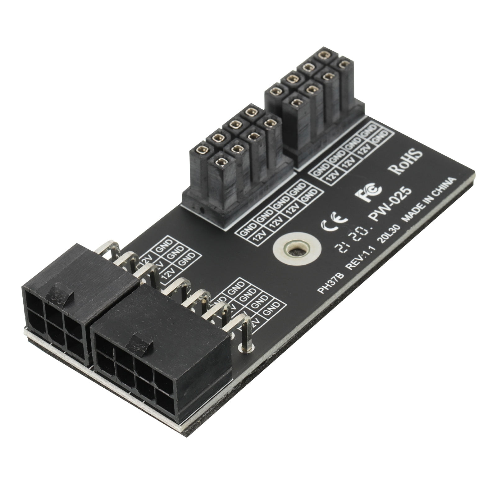 Uxcell ATX 88Pin Female to 68Pin Male 180 Degree Angled Power Adapter ...