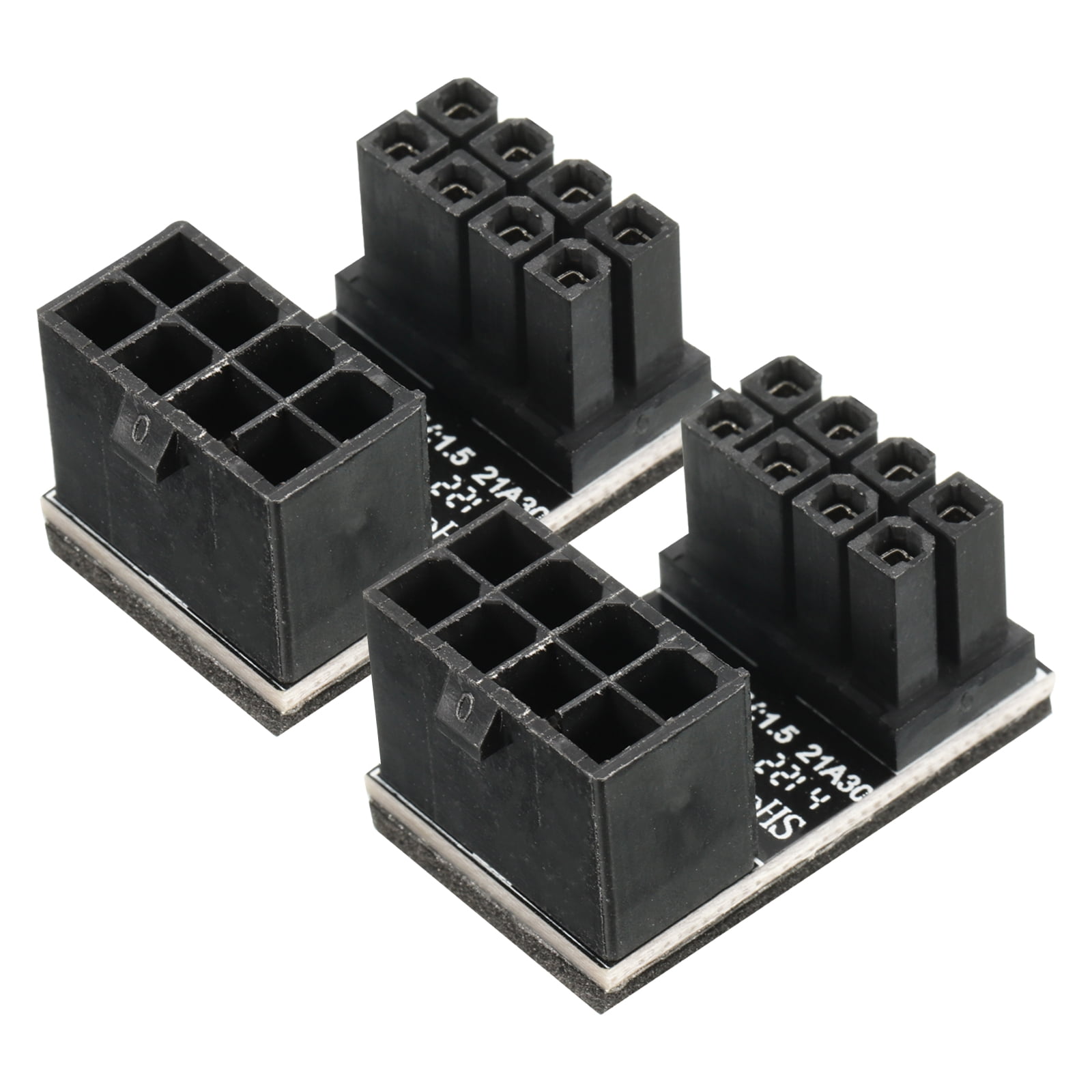 Uxcell ATX 8Pin Female to 8Pin Male 180 Degree Angled Power Adapter for ...