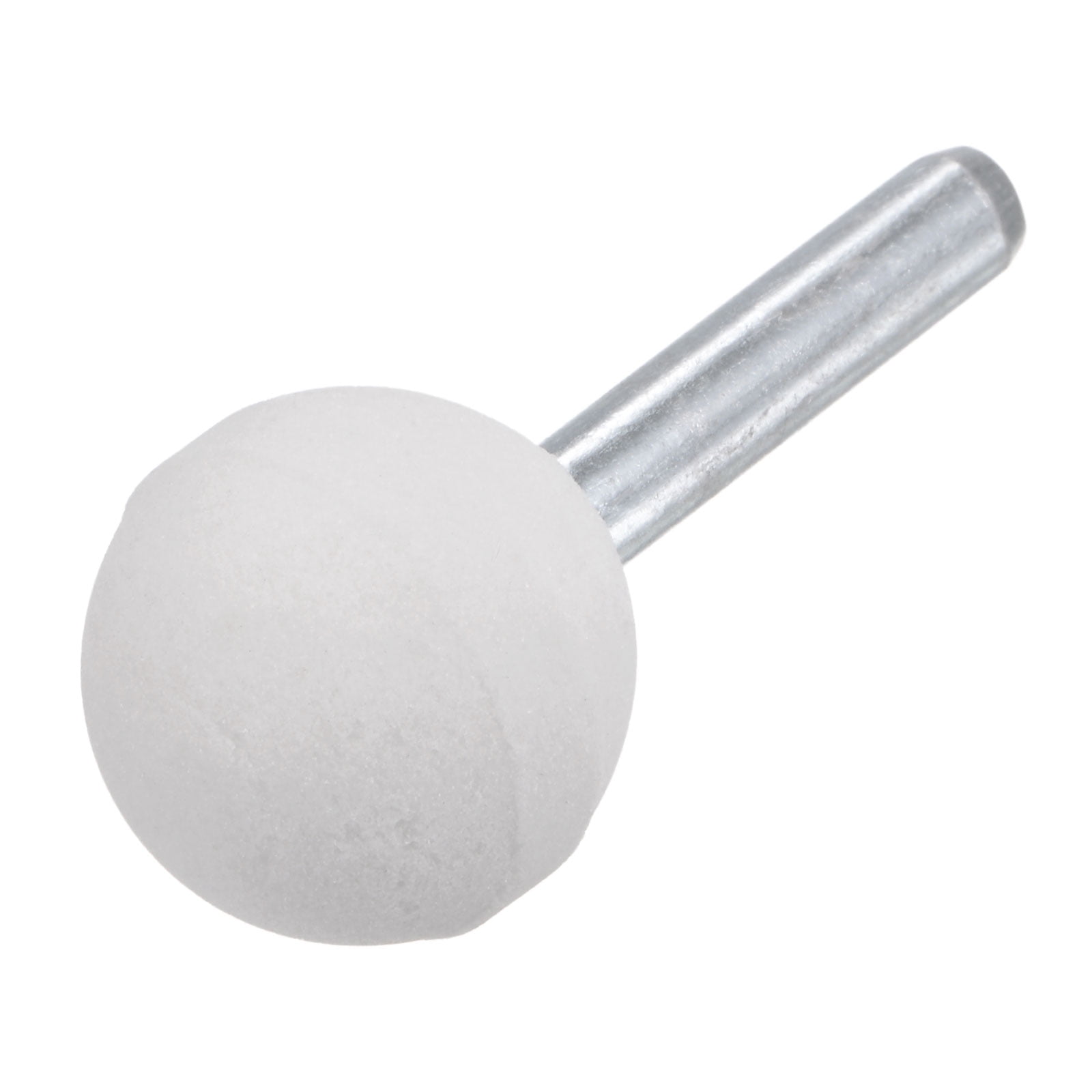 Uxcell Abrasive Ball Mounted Stone Grinding Bits White Corundum 1/4 ...