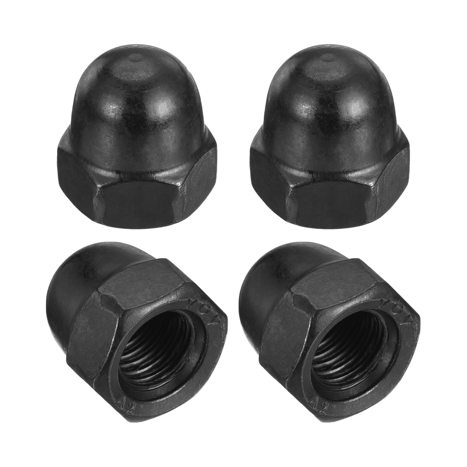 Uxcell Acorn Nuts M8-1.25 304 Stainless Steel, Dome Head Hex Decorative ...