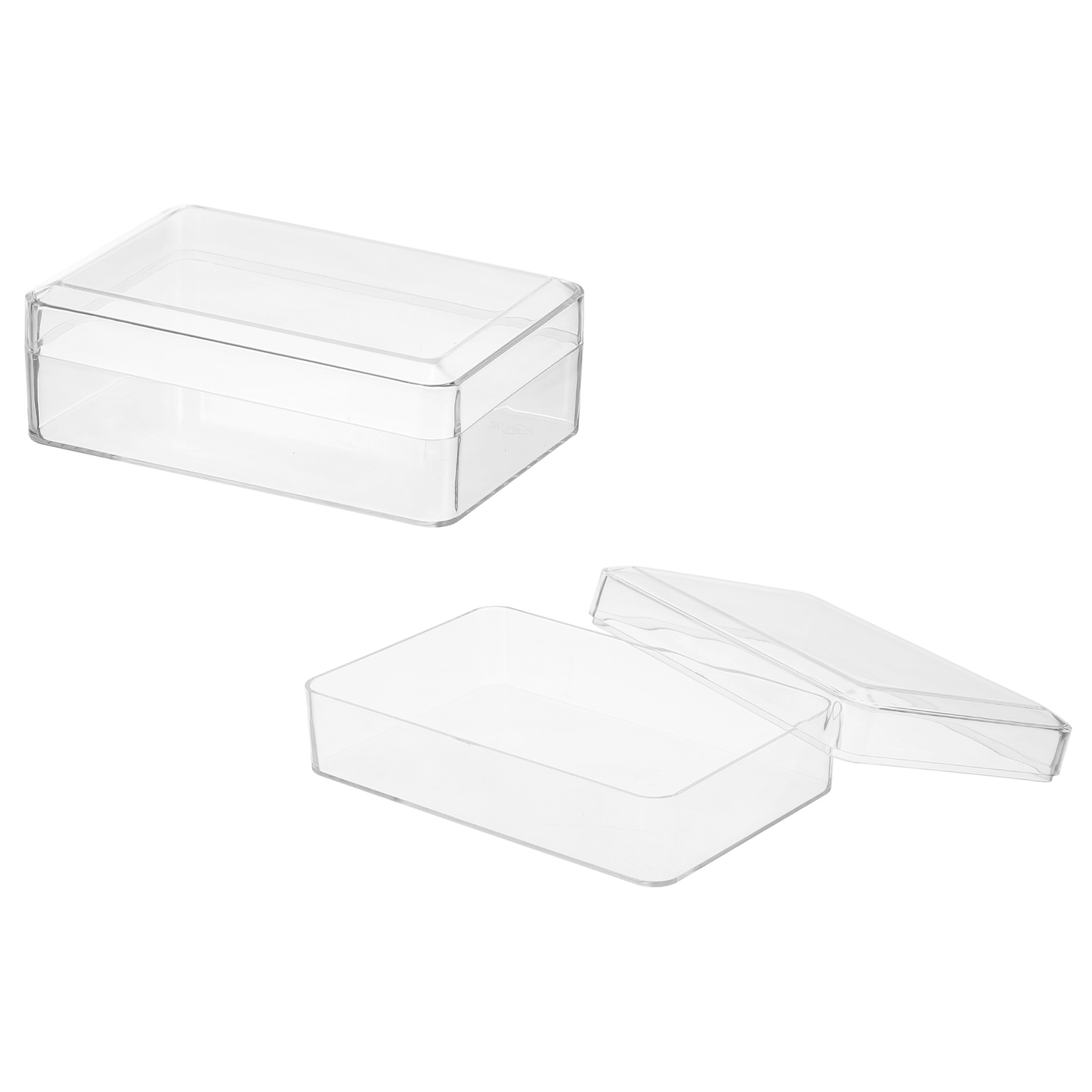 Uxcell Acrylic Box with Lid, 5.91 x 5.91 x 1.97 in Acrylic Display Case ...