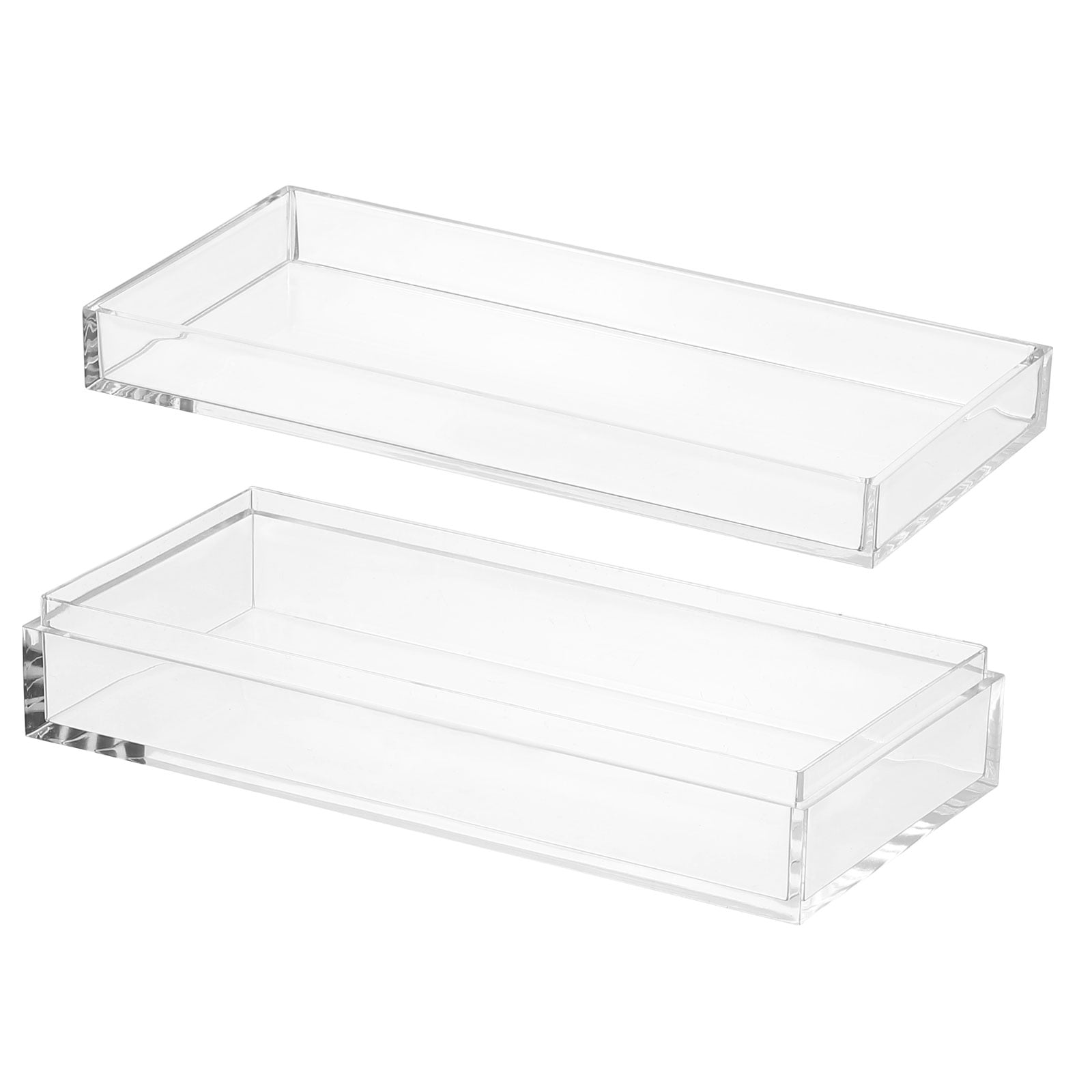 Uxcell Acrylic Box with Lid, Clear Acrylic Display Boxes Plastic Square ...