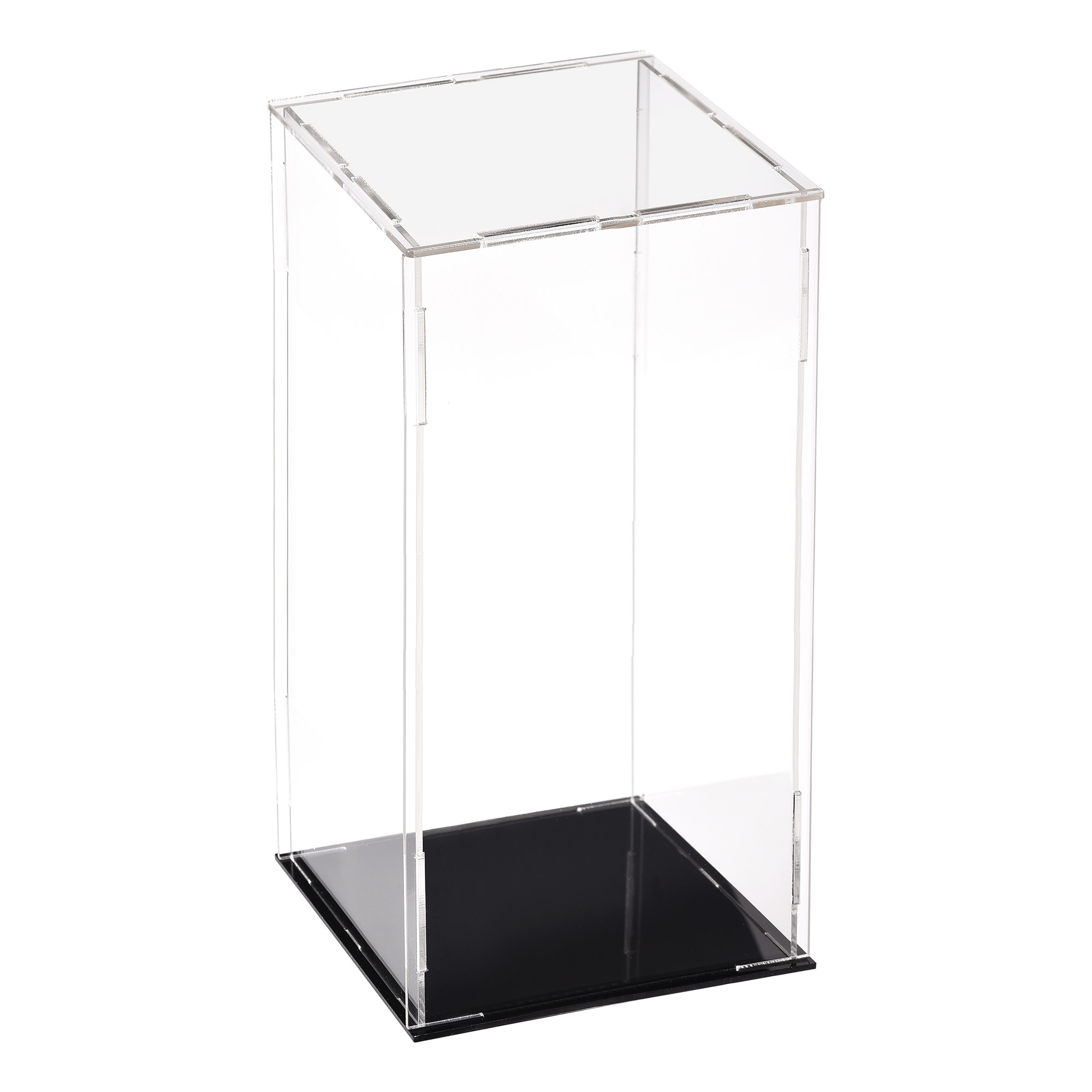Plymor Clear Acrylic Display Case Box With Hinged Lid, 12" x 12" x 12 ...