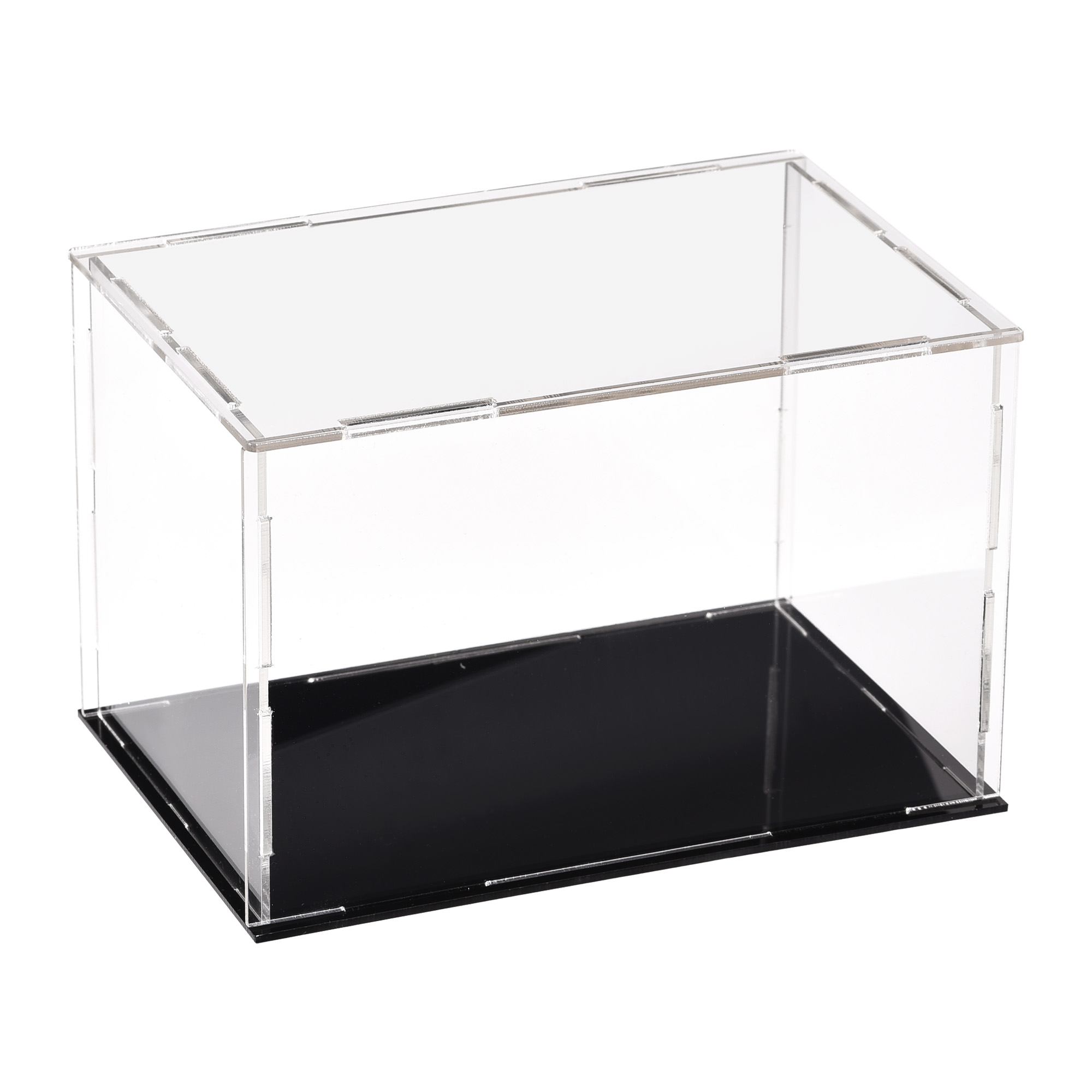 Transparent Plymor Clear Acrylic Display Case with Hinged Lid, 6x6x6 ...