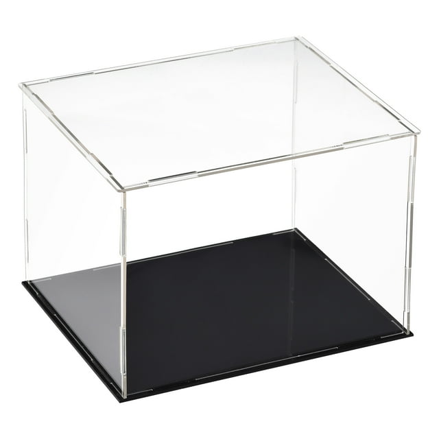 Uxcell Acrylic Clear Display Case Box Dustproof Protection Showcase ...