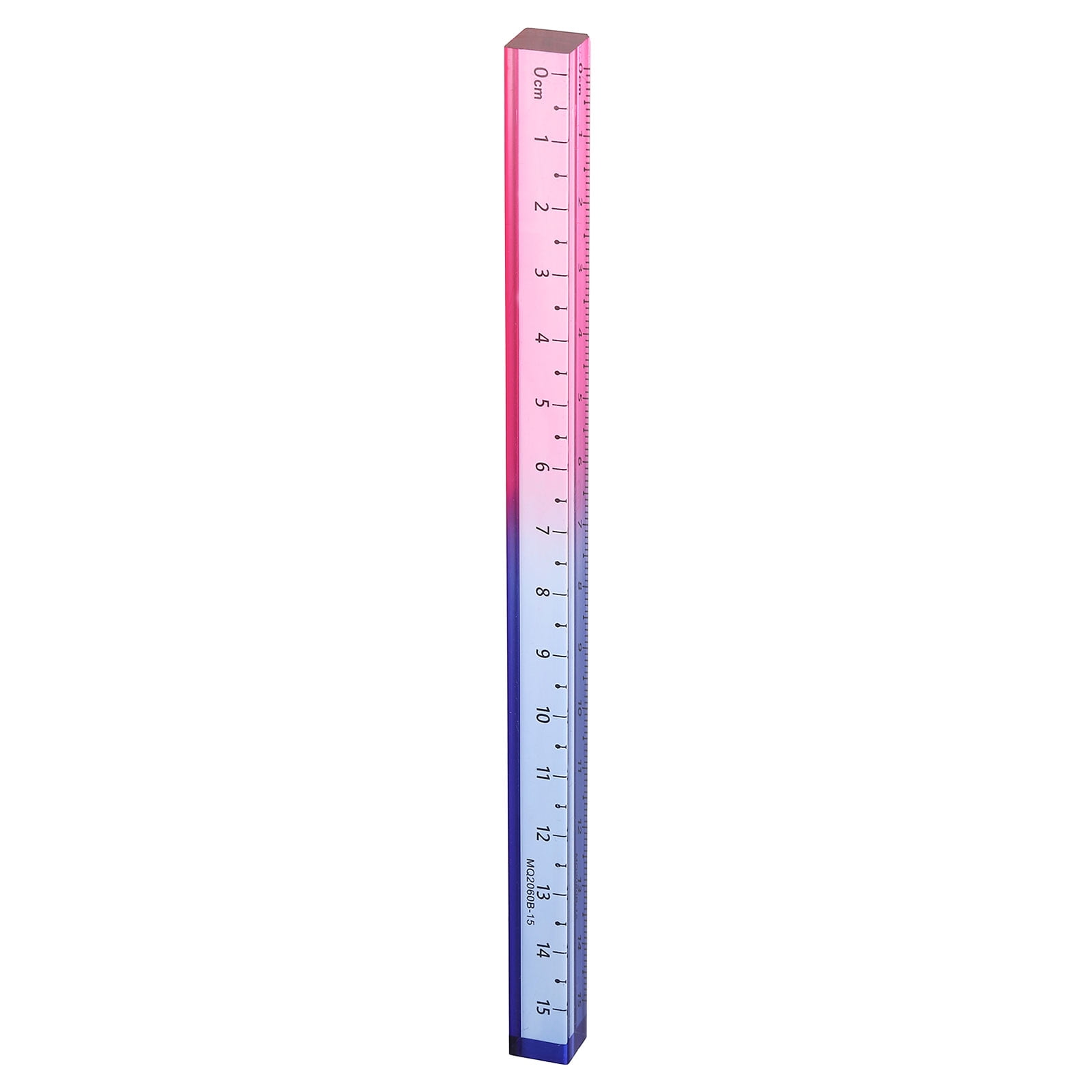 Uxcell Acrylic Clear Straight Rulers 15cm Metric Transparent Gradient ...