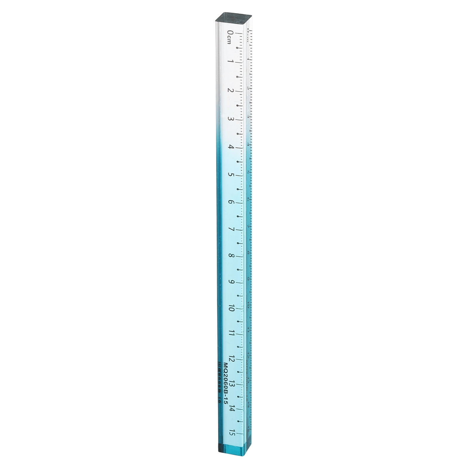 Uxcell Acrylic Clear Straight Rulers 15cm Metric Transparent Gradient ...