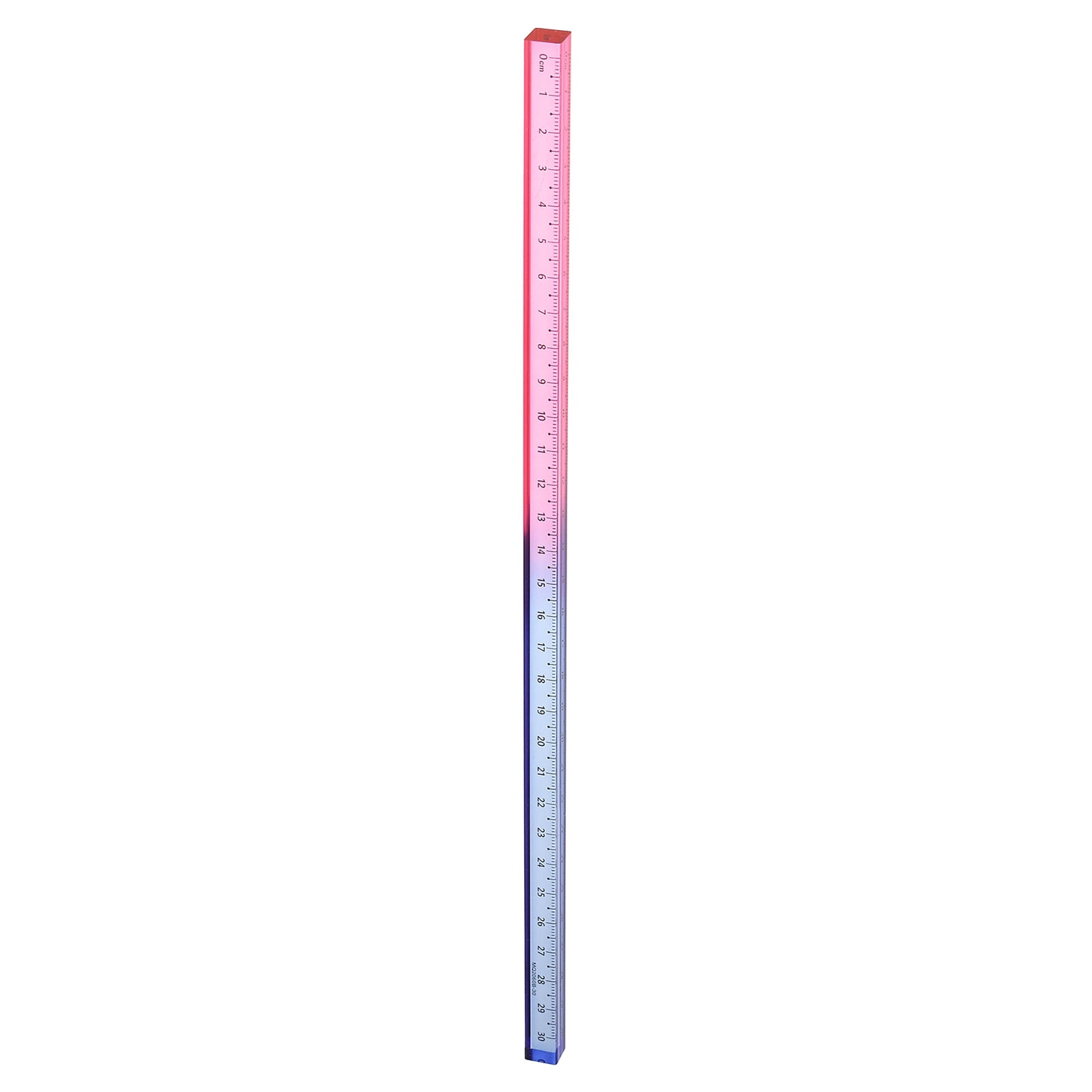 Uxcell Acrylic Clear Straight Rulers 30cm Metric Transparent Gradient ...