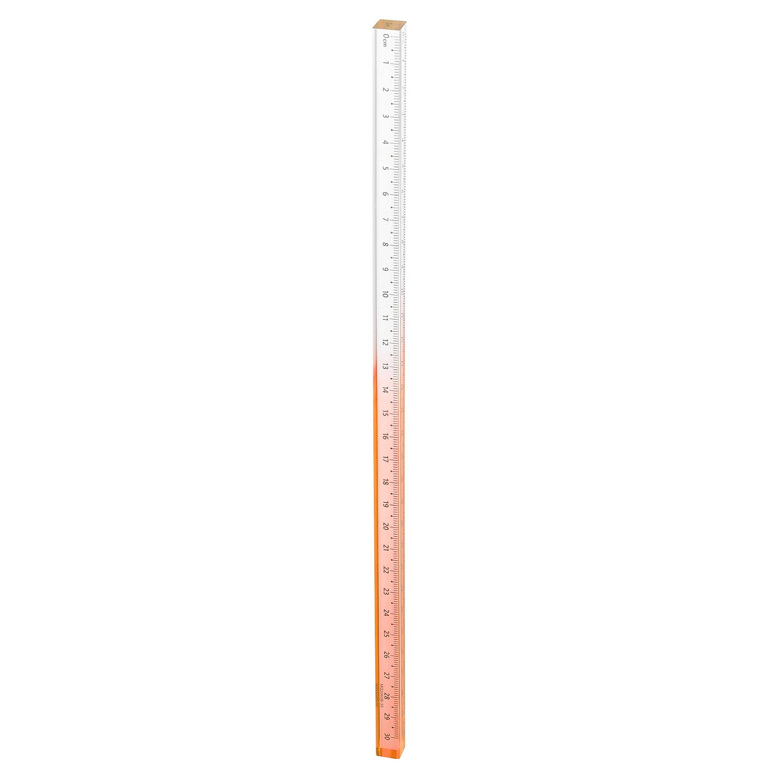 Uxcell Acrylic Clear Straight Rulers 30cm Metric Transparent Gradient ...