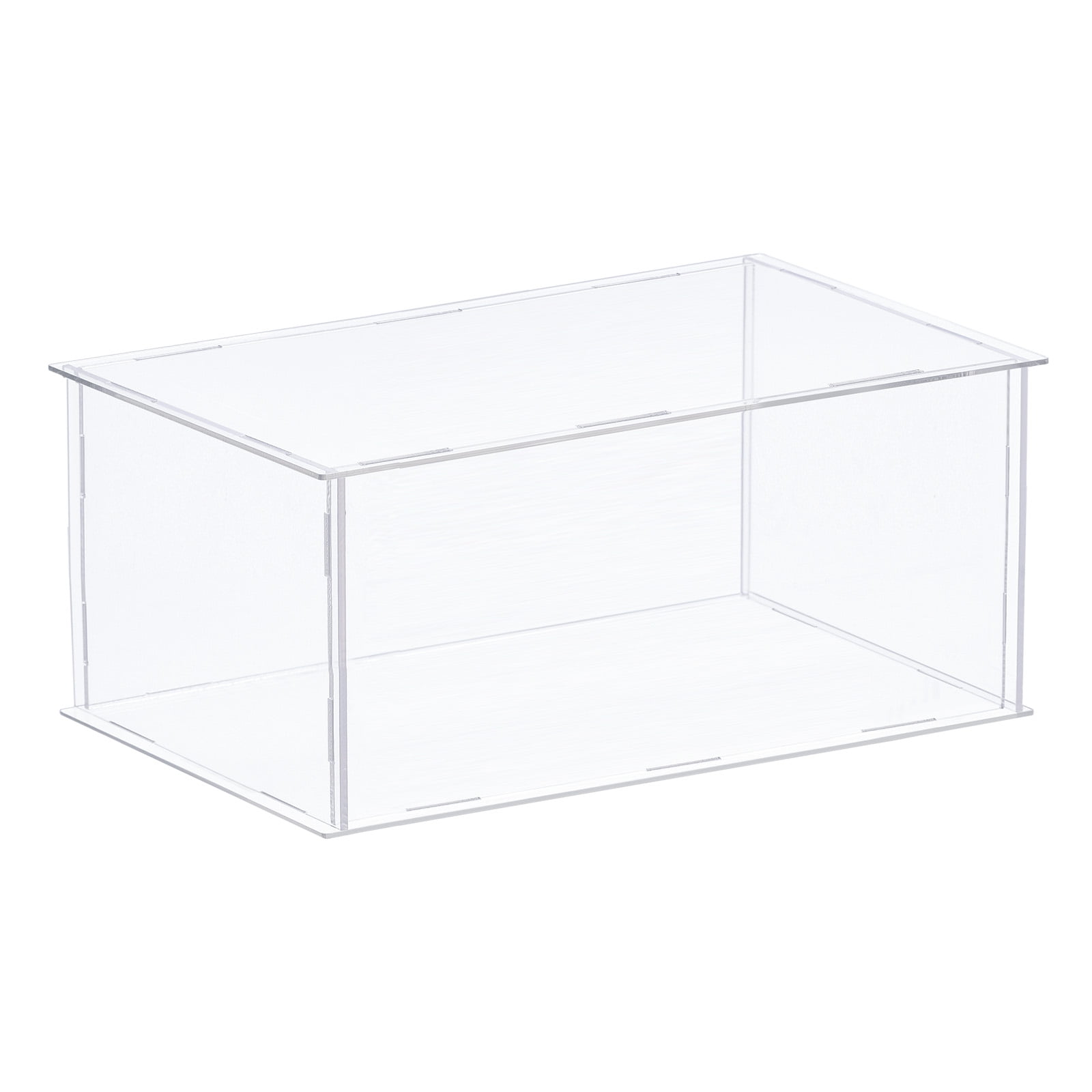 Uxcell Acrylic Display Case Plastic Box Cube Storage Box Assemble ...