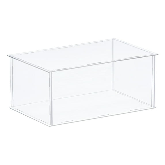 Uxcell Acrylic Display Case Plastic Box Cube Storage Box Assemble ...
