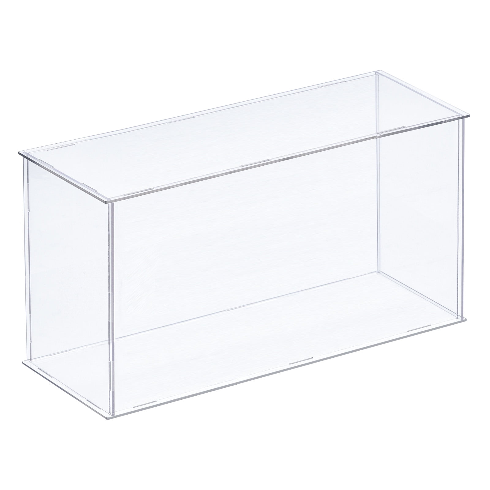 Uxcell Acrylic Display Case Plastic Box Cube Storage Box Assemble ...