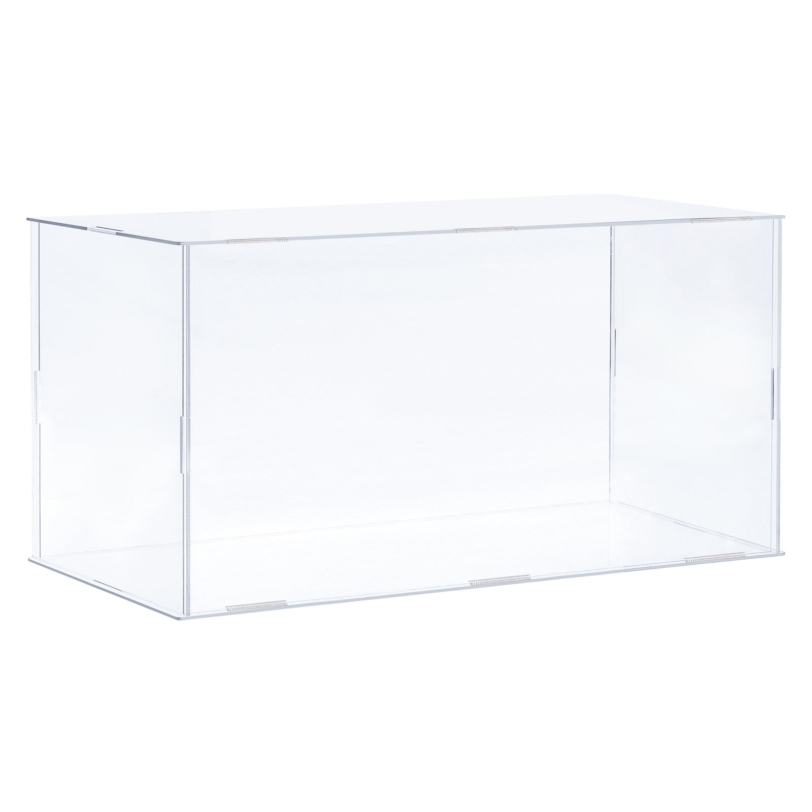 Uxcell Acrylic Display Case Plastic Box Cube Storage Box Assemble ...