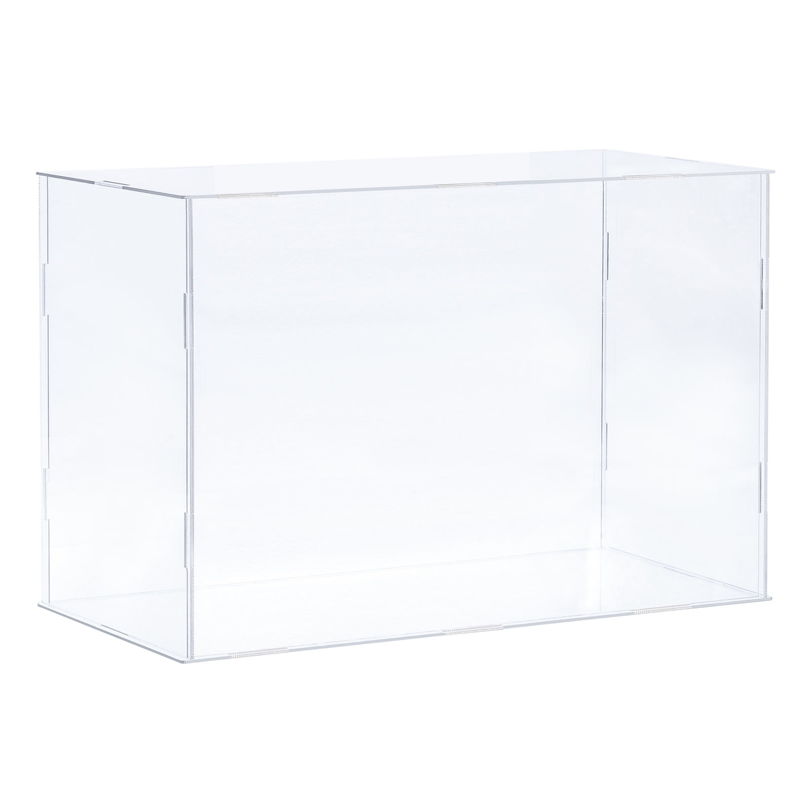 Uxcell Acrylic Display Case Plastic Box Cube Storage Box Assemble ...
