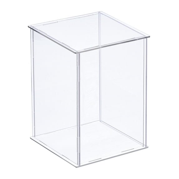 Acrylic Display Case for Dolls and Collectibles, Transparent Cube ...