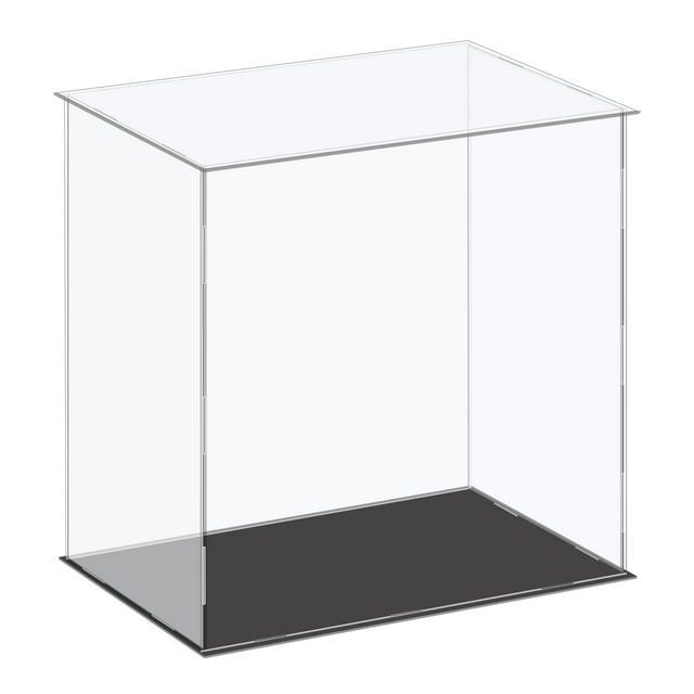Uxcell Acrylic Display Case Plastic Box Cube Storage Box Clear Small ...