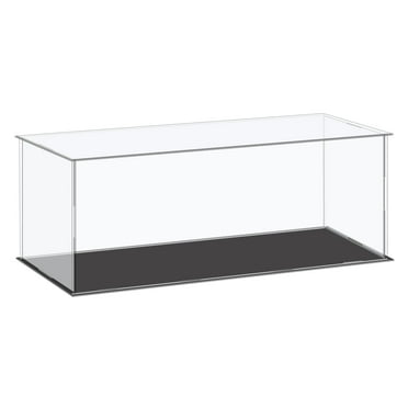 Better Display Cases Clear Acrylic Book Display Case with White Base ...