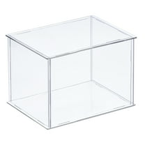Acrylic Display Case Plastic Box Cube Storage Box Transparent Assemble ...