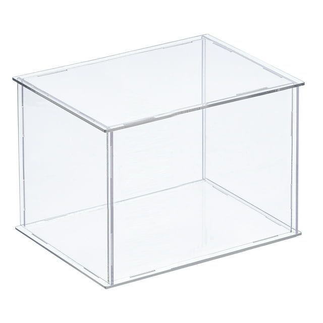 Uxcell Acrylic Display Case, Transparent Plastic Cube Box, 16x11x10.5cm ...