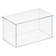 Transparent Plymor Clear Acrylic Display Case with Hinged Lid, 6x6x6 ...